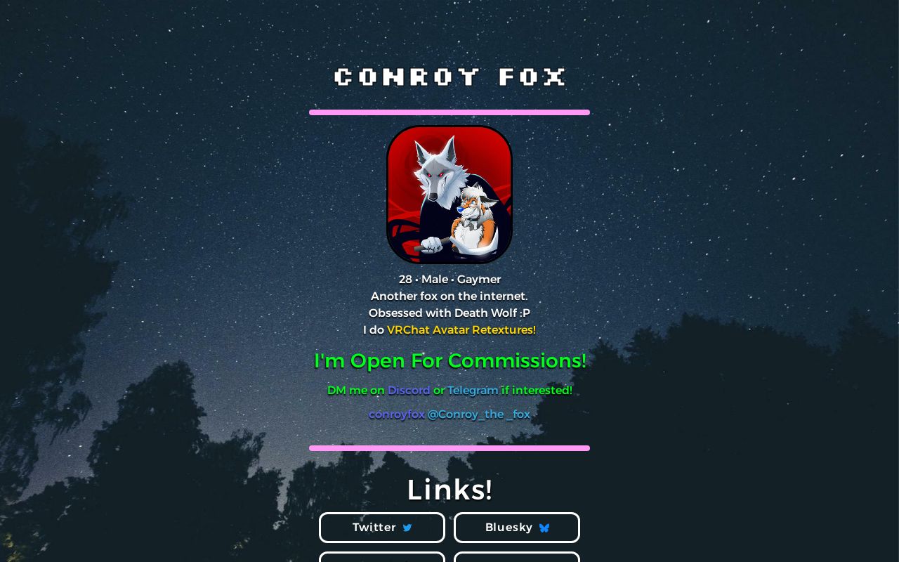 Conroy Fox's Info